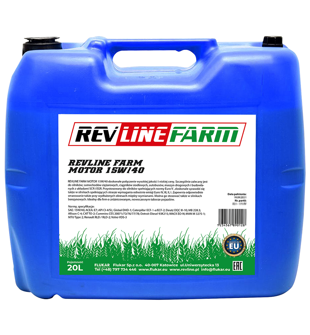 REVLINE FARM MOTOR 15W40 REVLINE REVLINE FARM MOTOR 15W40 REVLINE